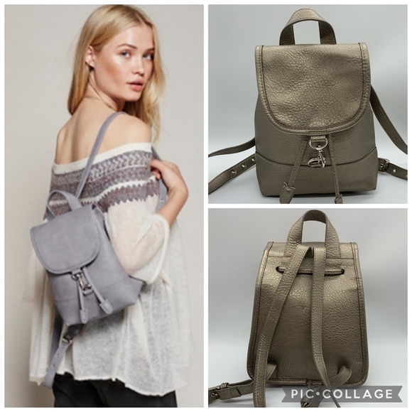 Free People | Bags | Free People Essential Mini Backpack Vegan Leather ...
